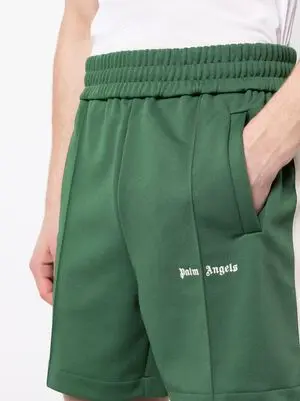 Palm Angels New Classic Embroidered Track Shorts
