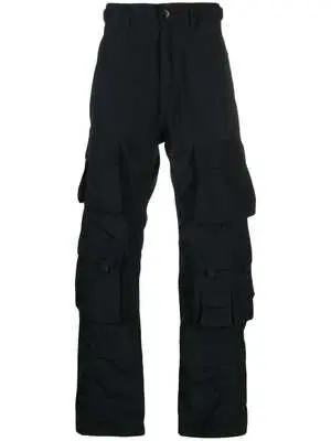 Martine Rose Logo-patch Cotton Cargo Trousers