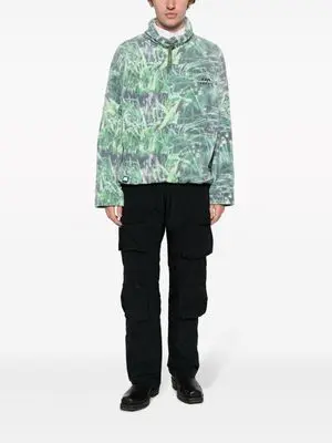 Martine Rose Logo-patch Cotton Cargo Trousers