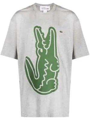 Comme Des Garçons X Lacoste Cotton T-shirt - Grey