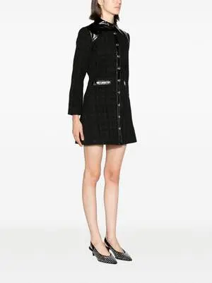 Maje Tweed Trimmed Minidress