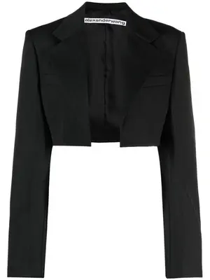 Alexander Wang Cropped Wool Blazer