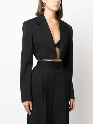 Alexander Wang Cropped Wool Blazer