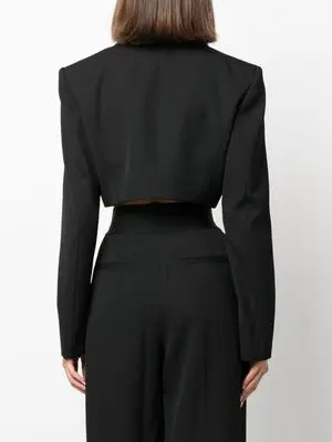 Alexander Wang Cropped Wool Blazer