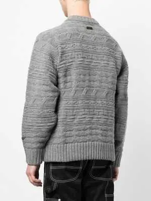 ADER ERROR Logo-patch Chunky-knit Jumper
