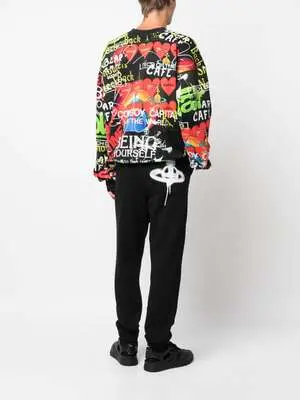 VIVIENNE WESTWOOD Logo-print Cotton Track Pants