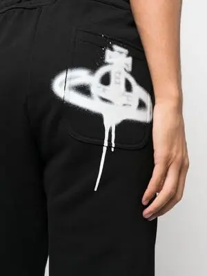 VIVIENNE WESTWOOD Logo-print Cotton Track Pants