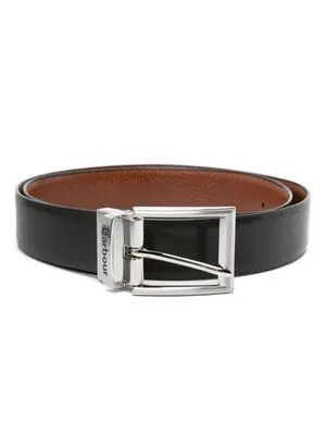 Barbour Fife Reversible Leather Belt - Black