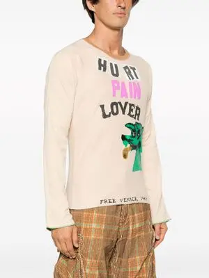 ERL Slogan-print Long-sleeve T-shirt