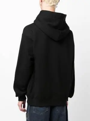 FENG CHEN WANG Logo-embroidered Layered Hoodie