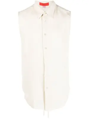Eckhaus Latta Open-back Sleeveless Shirt