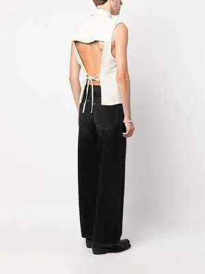 Eckhaus Latta Open-back Sleeveless Shirt
