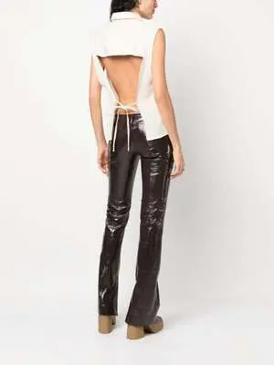 Eckhaus Latta Open-back Sleeveless Shirt