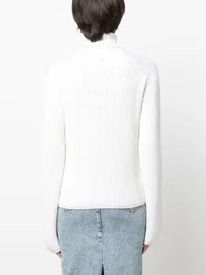 GENNY Stud-embellished Wool Jumper