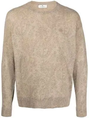 Etro Logo-embroidered Wool Jumper