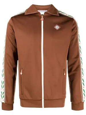 Casablanca Laurel Track Jacket - Brown