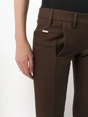 Dsquared2 High-waisted Slim-cut Trousers