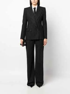 Alexander McQueen Striped Double-breasted Blazer