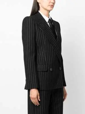 Alexander McQueen Striped Double-breasted Blazer