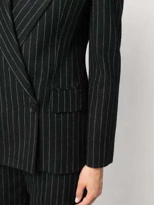 Alexander McQueen Striped Double-breasted Blazer