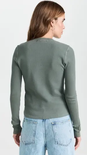 AMO Thermal Henley Tee