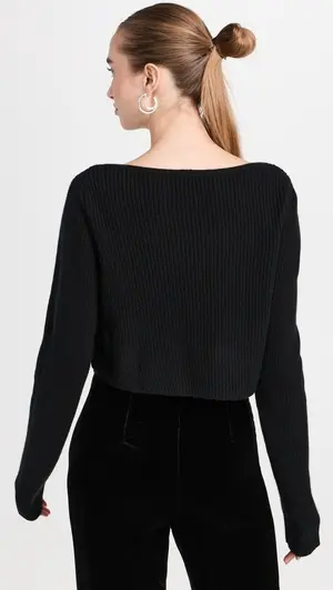 Le Kasha Cannes Cashmere Cropped Sweater