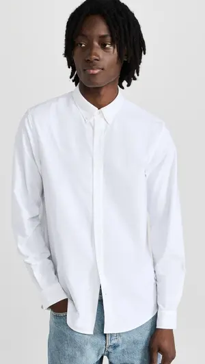 A.p.c. A. P.c. Oxford Button Down Shirt