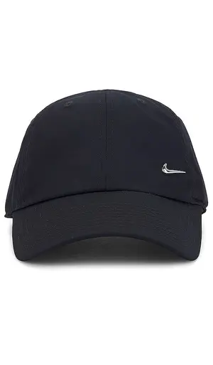 Nike Club Cap - Black & Metallic Silver