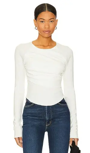 THE LINE BY K Cathal Long Sleeve Top - White