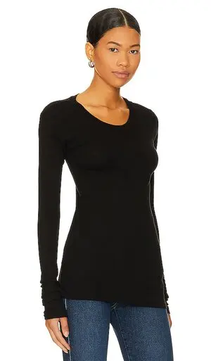 Lamade Long Sleeve Thermal Tee - Jet Black