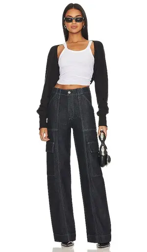 Ag X Emrata Amia Wide Leg Jean