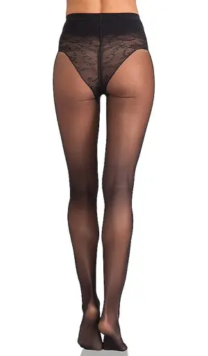 Wolford Tummy 20 Control Top Tights - Black