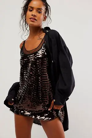 Free People Disco Fever Mini Slip
