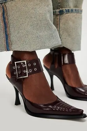 Jeffrey Campbell Presley Pointed Heels - Wine