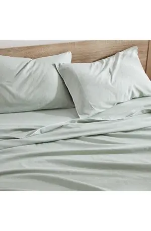 DKNY PURE Washed & Cotton Sheet Set - Sage