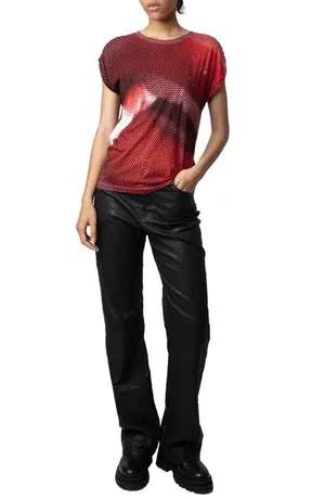 Zadig&Voltaire Adele Bouche Graphic Muscle T-shirt