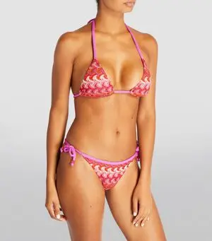 PatBO X Crochet Beach Bikini Top