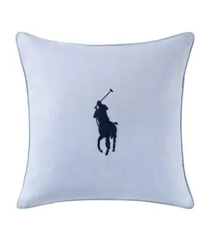 Ralph Lauren Oxford Polo Pony Cushion Cover - Blue