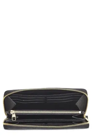LOUIS VUITTON Monogram Empreinte Zippy Continental Wallet - Black
