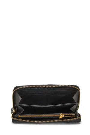 LOUIS VUITTON Monogram Empreinte Zippy Continental Wallet - Black