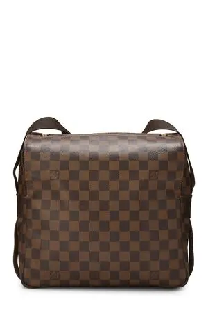 LOUIS VUITTON Damier Ebene Naviglio Messenger Bag - Brown