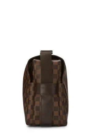 LOUIS VUITTON Damier Ebene Naviglio Messenger Bag - Brown