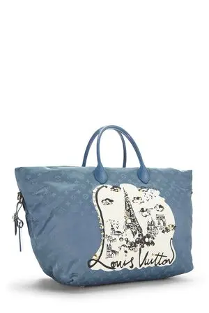 LOUIS VUITTON Monogram Nylon Cabas Nouvelle Vague Beach Bag
