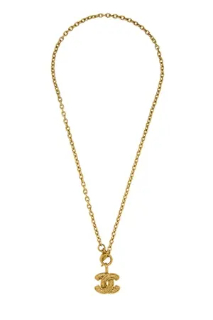 CHANEL Quilted 'CC' Necklace