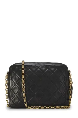 Chanel Lambskin Diagonal Camera Bag