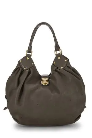 LOUIS VUITTON Monogram Mahina Large Tote - Grey