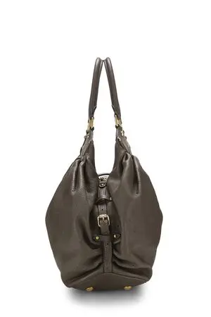LOUIS VUITTON Monogram Mahina Large Tote - Grey