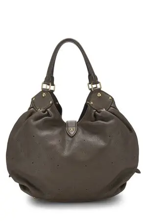 LOUIS VUITTON Monogram Mahina Large Tote - Grey