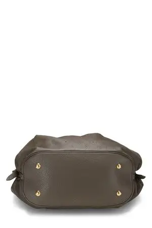 LOUIS VUITTON Monogram Mahina Large Tote - Grey
