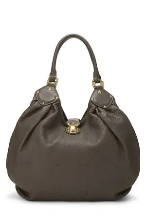 LOUIS VUITTON Monogram Mahina Large Tote - Grey